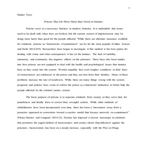 Prison Paper | PDF