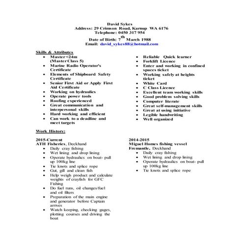 Richard Glenn_Resume | DOC