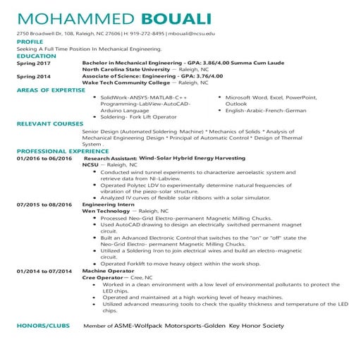 Mohammed Bouali Resume -final | DOCX