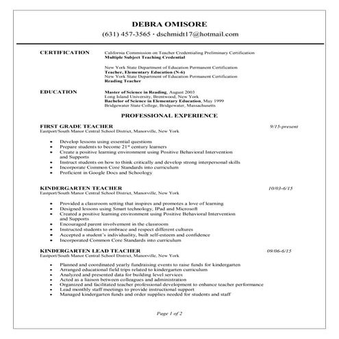 Resume | PDF