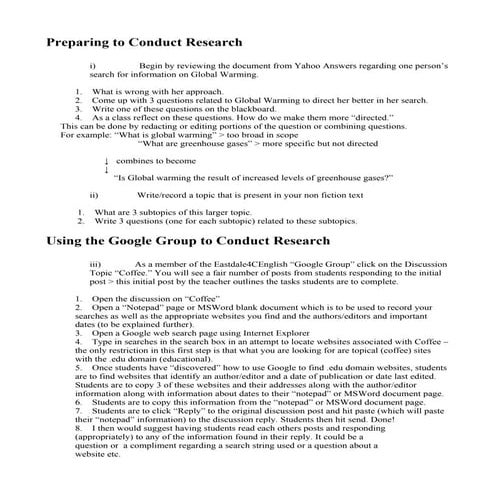 Preparing to Conduct Research | PDF