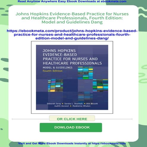 Johns Hopkins Evidence-Based Practice for Nurses and Healthcare ...