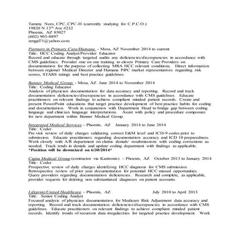 Cassie Resume 2015 | DOCX