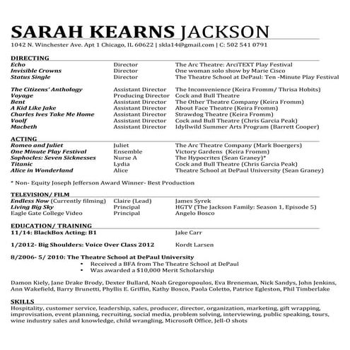 Archer Stuenkel Resume 2016 | PDF