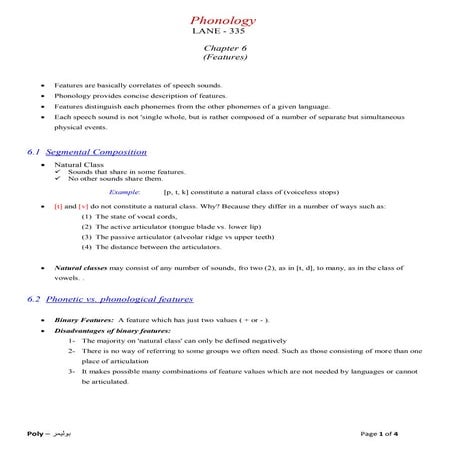 335 chpt 6 summary | PDF