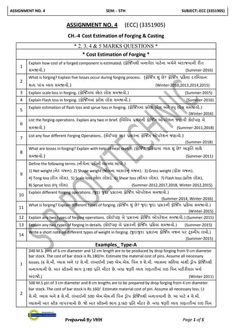 3341905_M & I_ASSIGNMENT_NO_5 | PDF