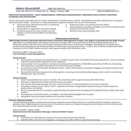 Adam Rosenfeld -CV | PDF