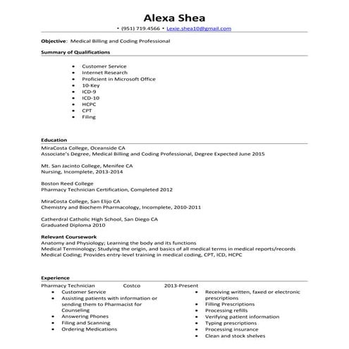 Shea Resume 2014* | PDF