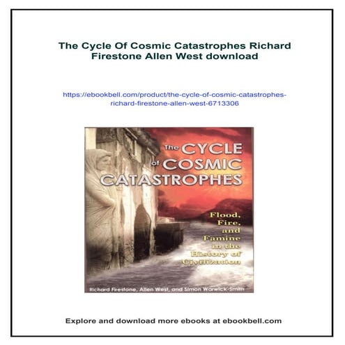 The Cycle Of Cosmic Catastrophes Richard Firestone Allen West | PDF