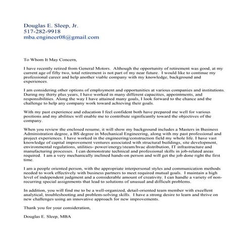 Sample Letters - Work Experience Verification | DOC