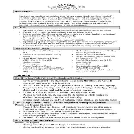 Jr. Civil Engineer Portfolio | PDF