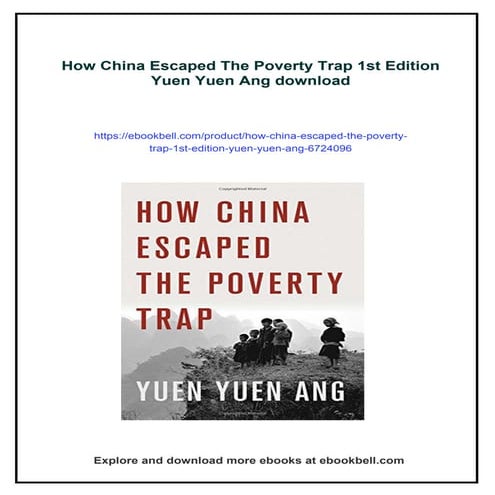 How China Escaped The Poverty Trap 1st Edition Yuen Yuen Ang | PDF