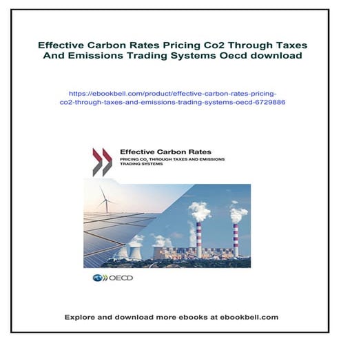Effective Carbon Rates Pricing Co2 Through Taxes And Emissions Trading ...