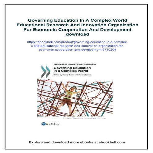 Governing Education In A Complex World Educational Research And Innovation Organization For ...