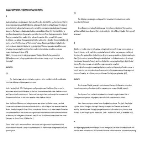 336745672 suggested-answers-to-2014-2015-2016-remedial-law-bar-exam | DOCX
