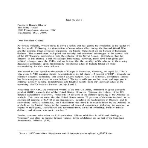 Lee-NATO Letter to President Obama-FINAL | DOCX