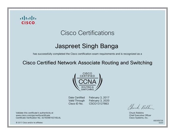 Junos certificate | PPT