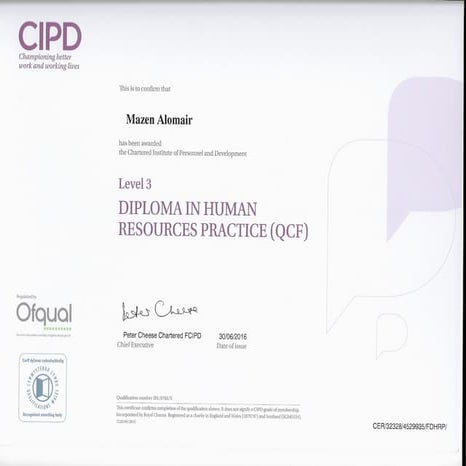 CIPD award | PPT