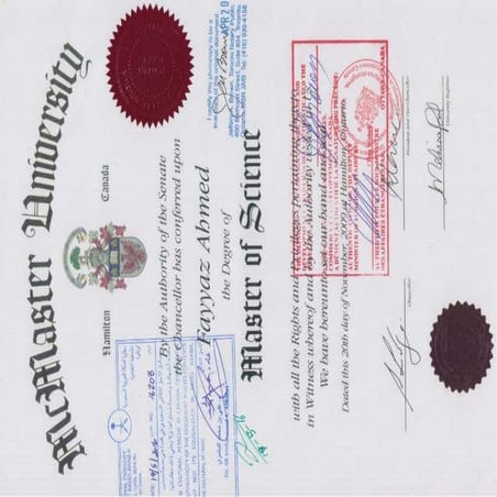 McMaster MSc Attested_A | PPT