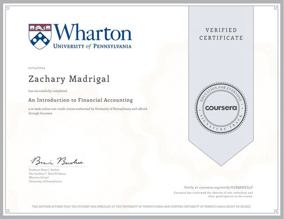Coursera Certificate | PDF