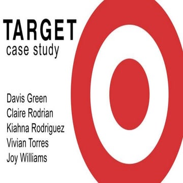 Target Case Study | PPTX