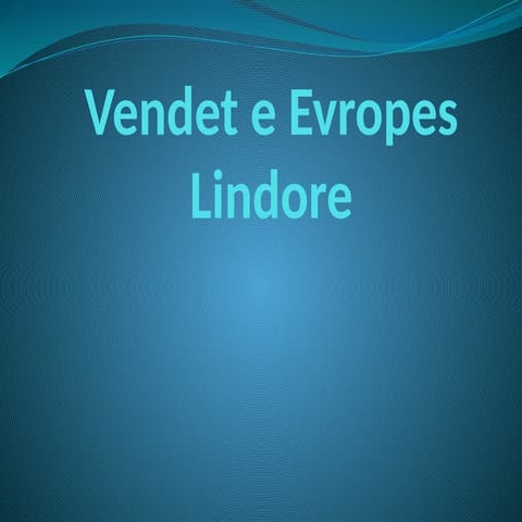 Rajonet e Europes | PPTX