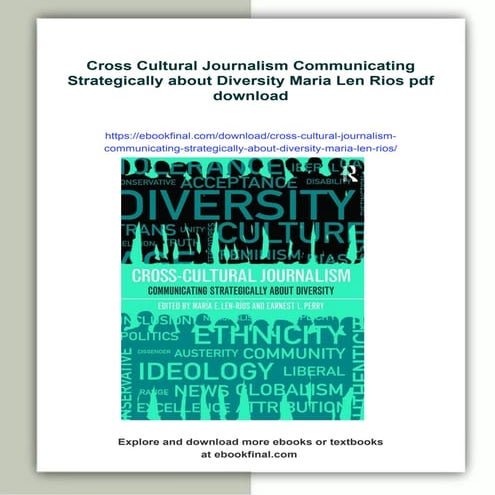 Cross Cultural Journalism Communicating Strategically about Diversity ...