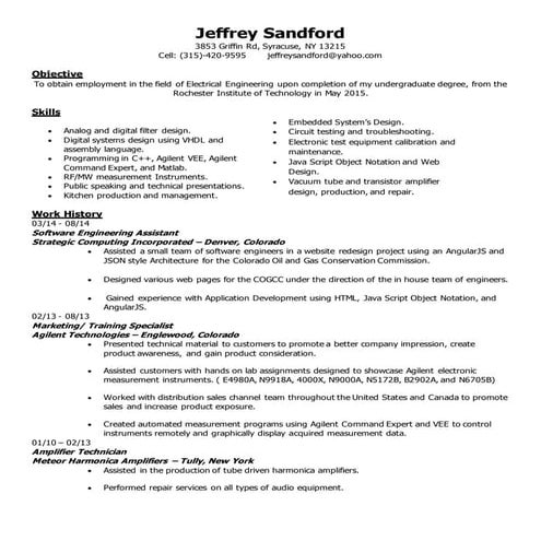 General Resume | DOCX