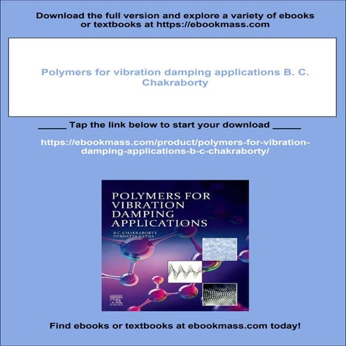 Polymers for vibration damping applications B. C. Chakraborty | PDF