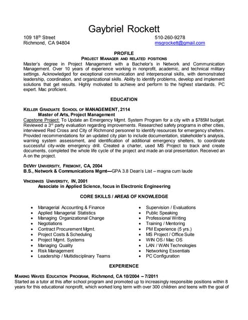 20160501 DoolittleKari-Resume(PC) | PDF