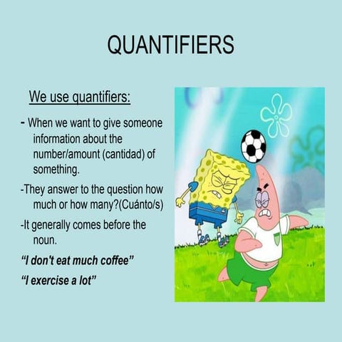 Quantifiers | PPT