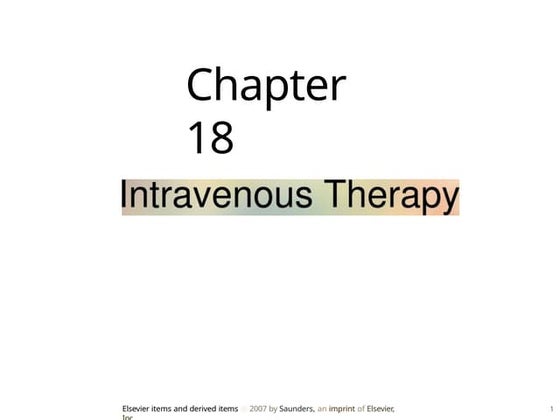 Introduction to the Visual Infusion Phlebitis (VIP) score | PDF