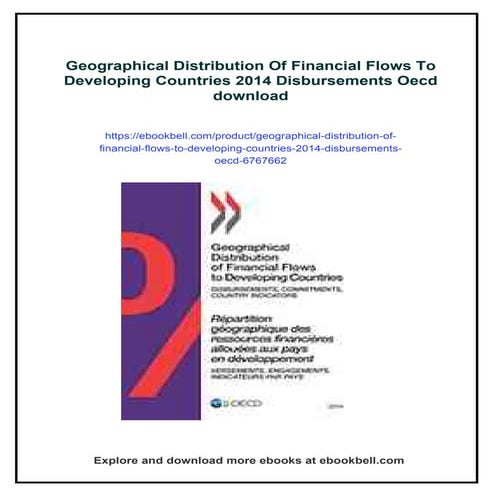 Geographical Distribution Of Financial Flows To Developing Countries ...