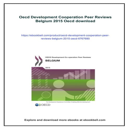 Oecd Development Cooperation Peer Reviews Belgium 2015 Oecd | PDF