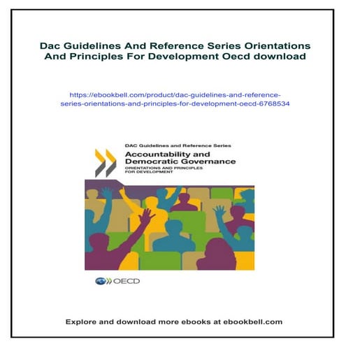 Dac Guidelines And Reference Series Orientations And Principles For ...