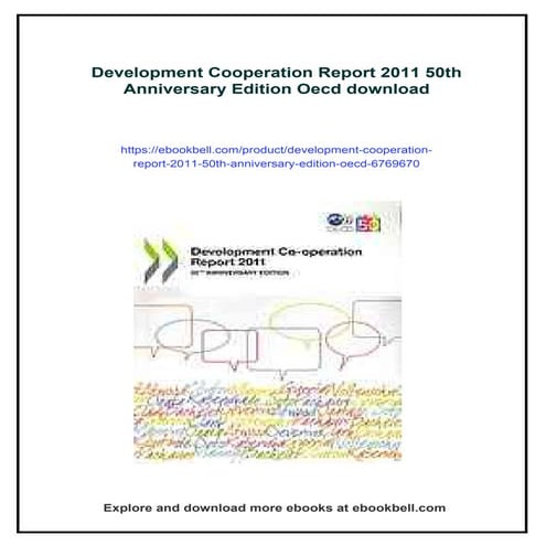 Development Cooperation Report 2011 50th Anniversary Edition Oecd | PDF