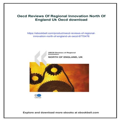 Oecd Reviews Of Regional Innovation North Of England Uk Oecd | PDF