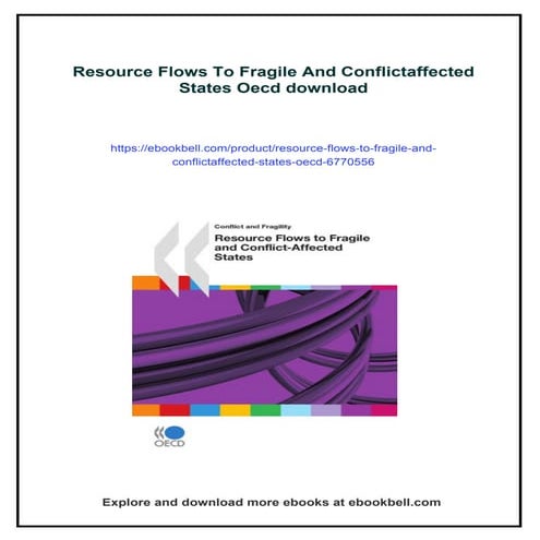 Resource Flows To Fragile And Conflictaffected States Oecd | PDF