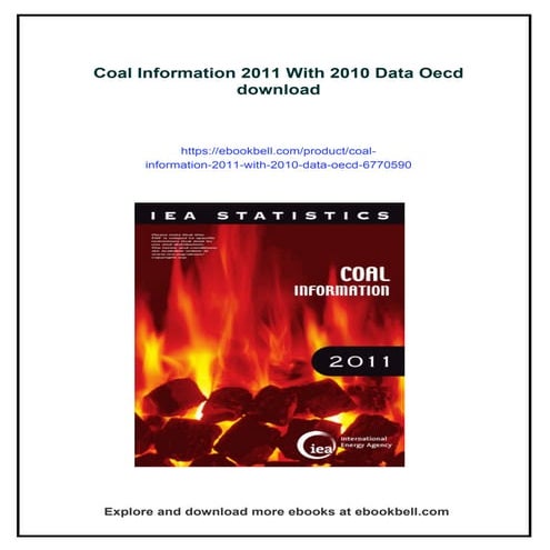 Coal Information 2011 With 2010 Data Oecd | PDF