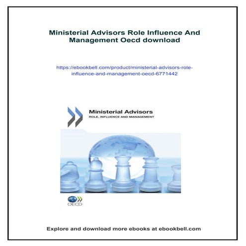 Ministerial Advisors Role Influence And Management Oecd | PDF
