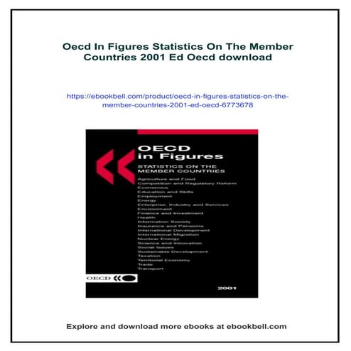 Oecd In Figures Statistics On The Member Countries 2001 Ed Oecd | PDF