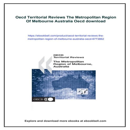Oecd Territorial Reviews The Metropolitan Region Of Melbourne Australia Oecd | PDF