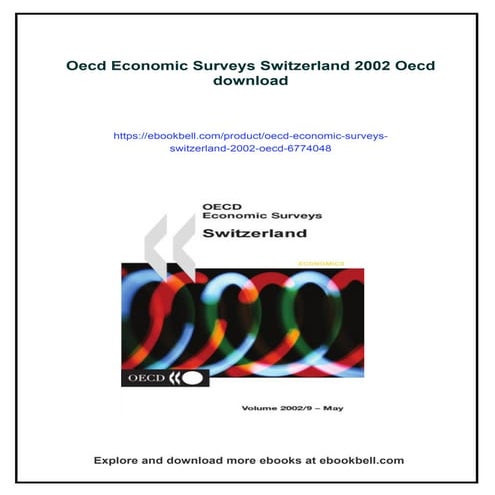 Oecd Economic Surveys Switzerland 2002 Oecd | PDF