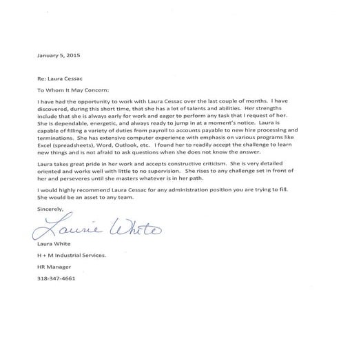 letter of recom. | PDF