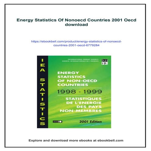 Energy Statistics Of Nonoecd Countries 2001 Oecd | PDF