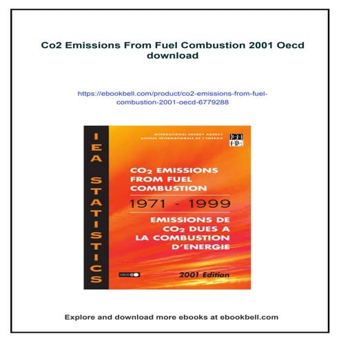 Co2 Emissions From Fuel Combustion 2001 Oecd | PDF