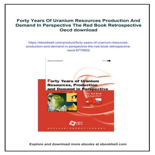 Forty Years Of Uranium Resources Production And Demand In Perspective ...