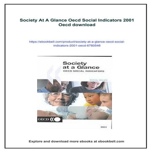 Society At A Glance Oecd Social Indicators 2001 Oecd | PDF