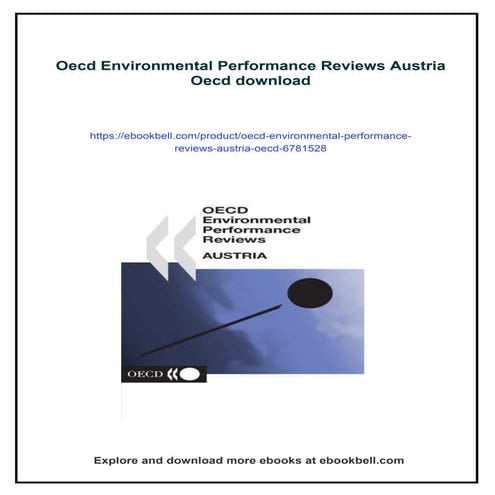 Oecd Environmental Performance Reviews Austria Oecd | PDF