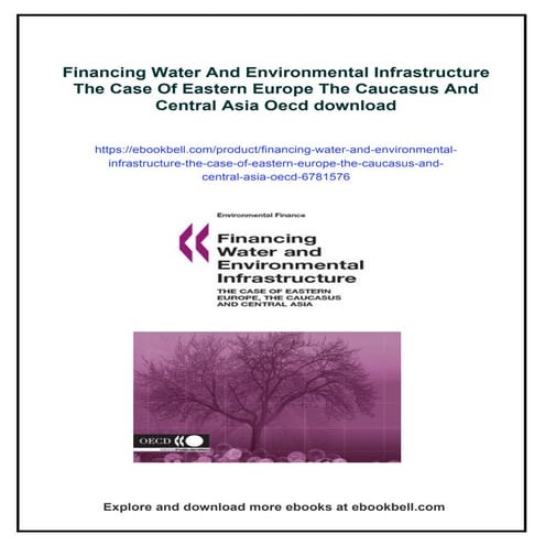 Financing Water And Environmental Infrastructure The Case Of Eastern ...